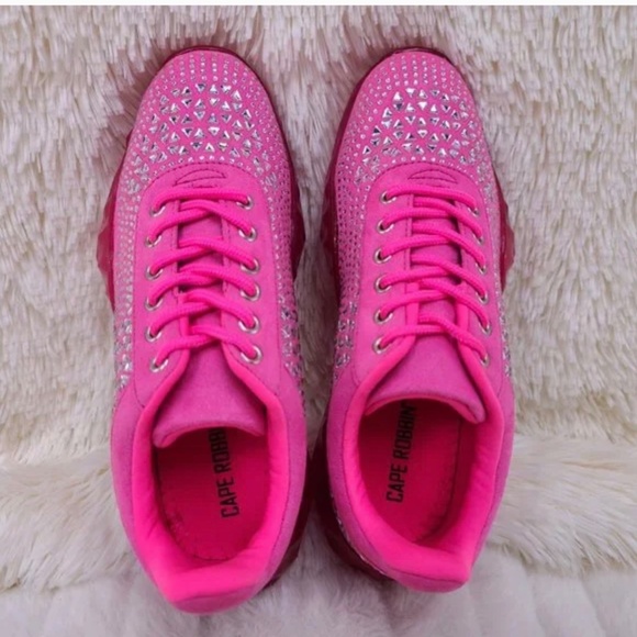 Cape Robbin | Shoes | Hot Pink Bling Shoes | Poshmark